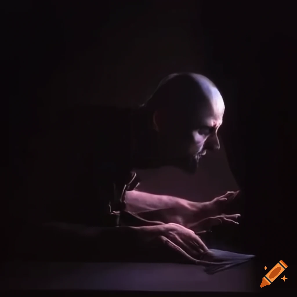 Man immersed in computer with multiple open windows in a post-internet ...