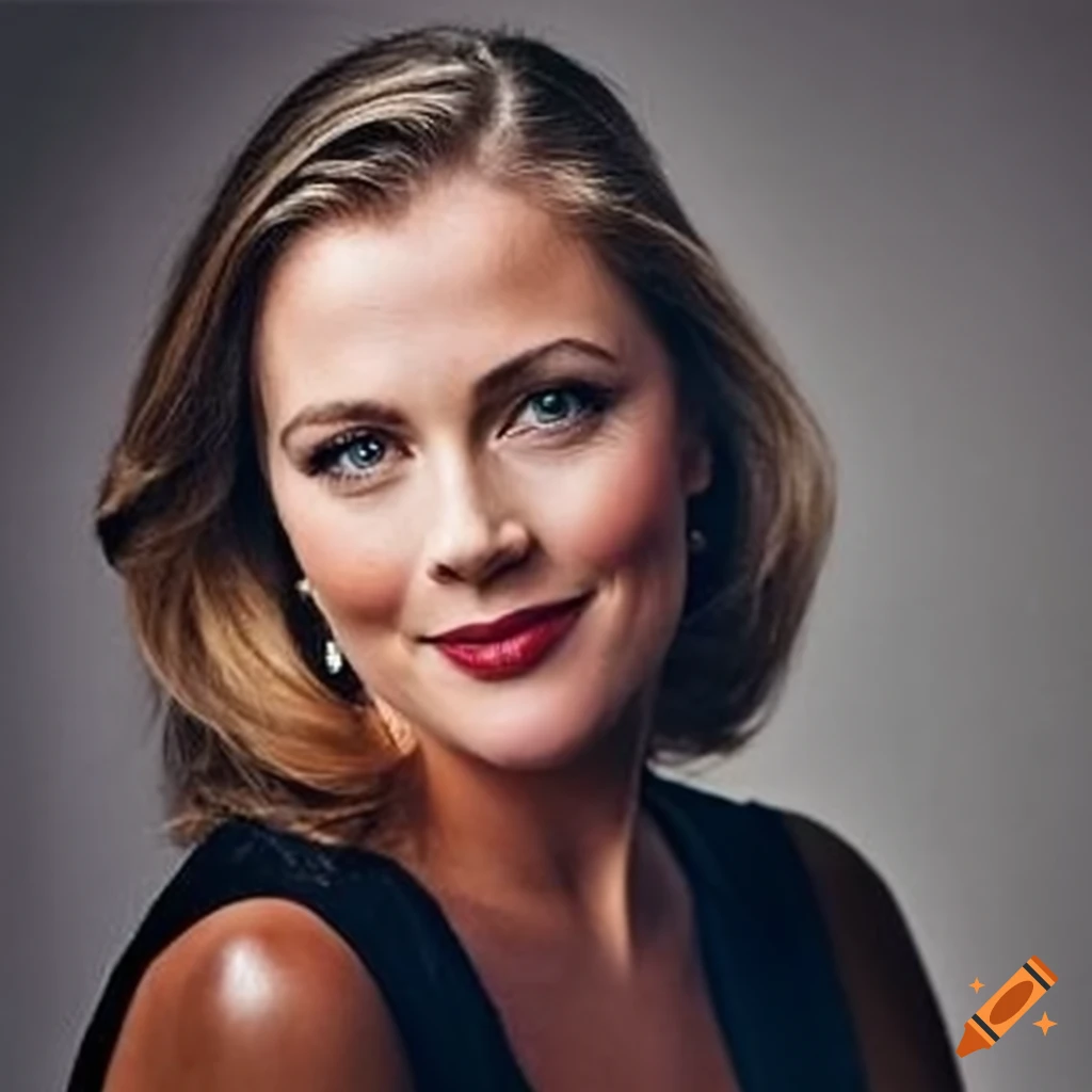Close-up studio portrait with intricate skin and hair texture on Craiyon