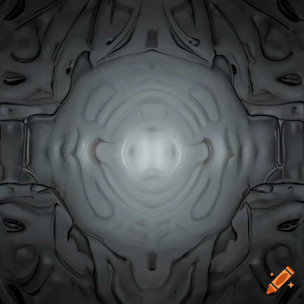 Alien futuristic white metal plate texture on Craiyon