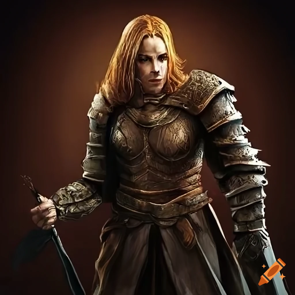 Medieval fantasy hero on Craiyon