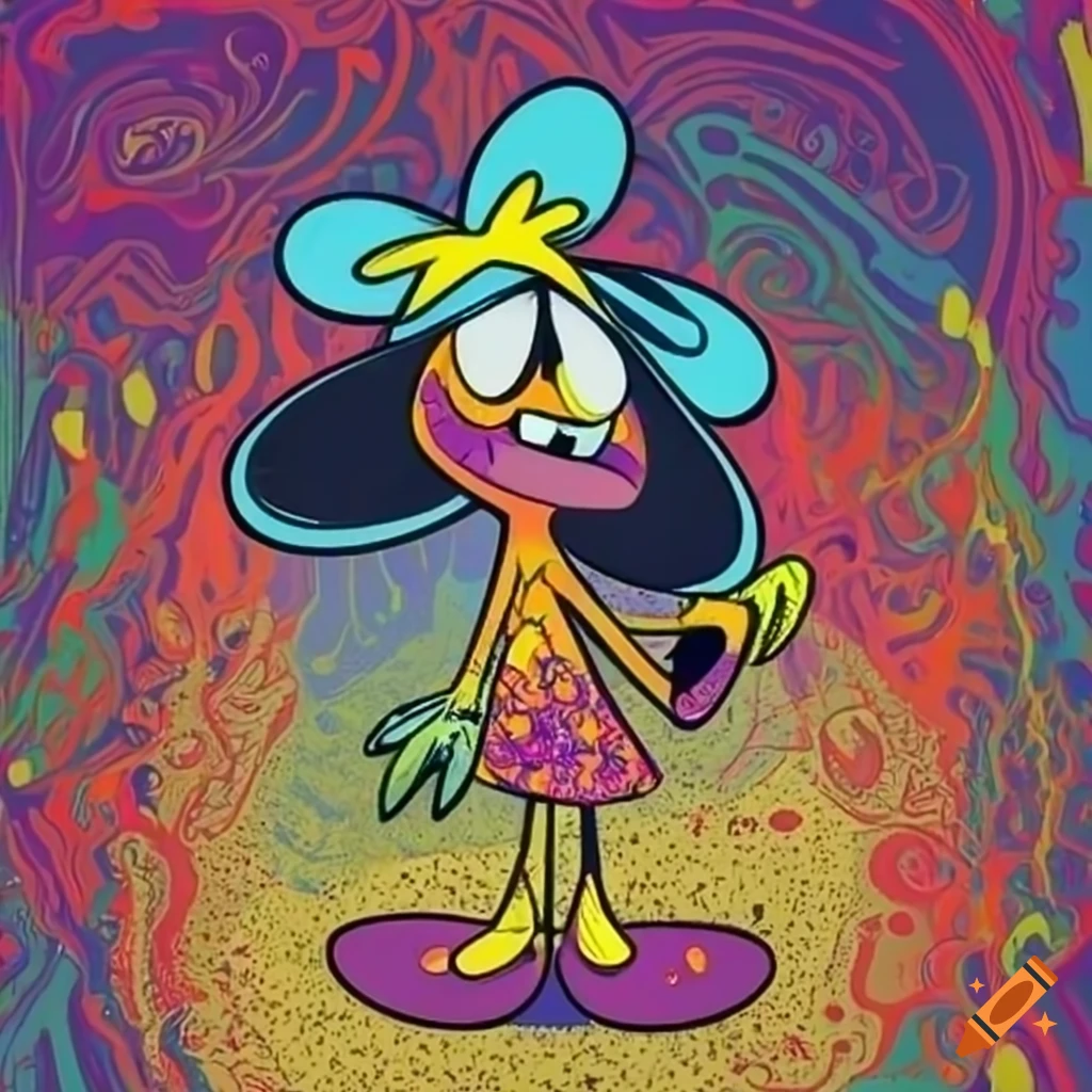 Vibrant pop art depiction of wander from tv series wander over yonder ...