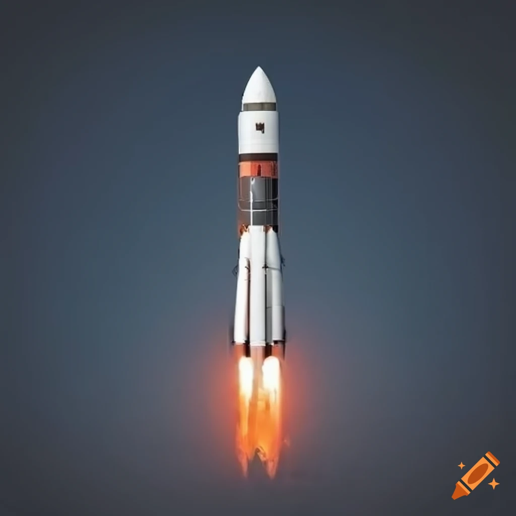 Spacex falcon 9 rocket on Craiyon