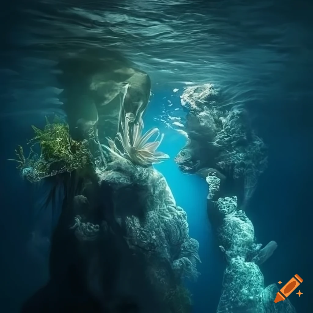 Blending nature with technology, symbolizing harmony and innovation on Craiyon