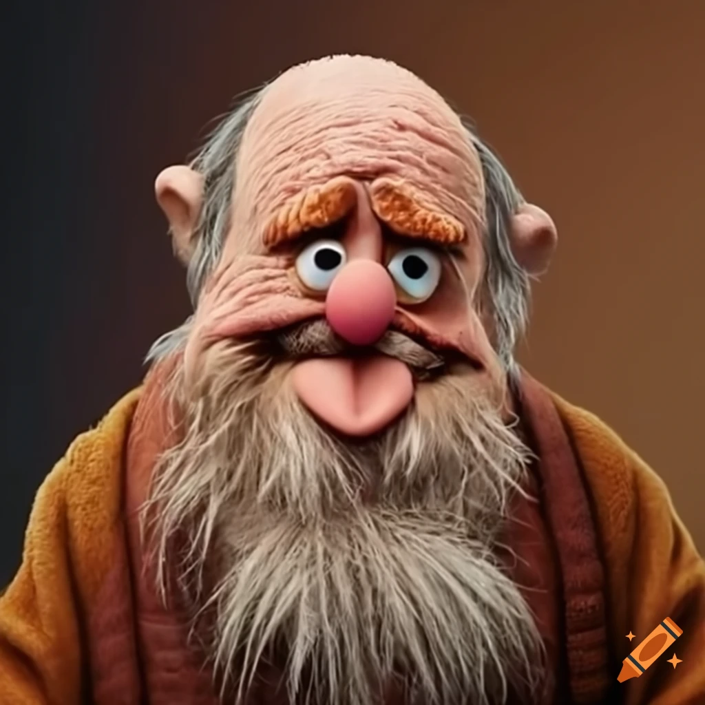 Grumpy old men in muppet style on Craiyon