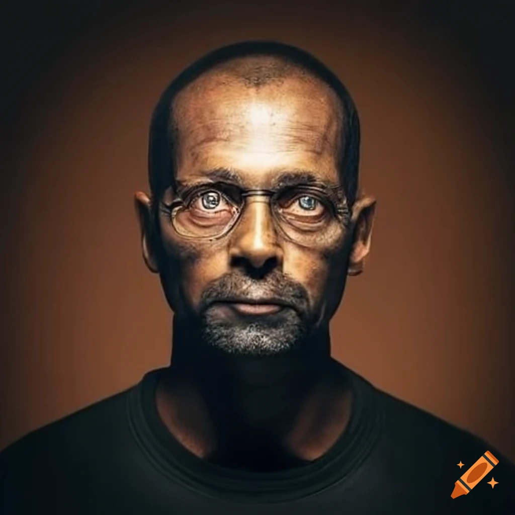 Portrait of a man with a mercedes benz on Craiyon