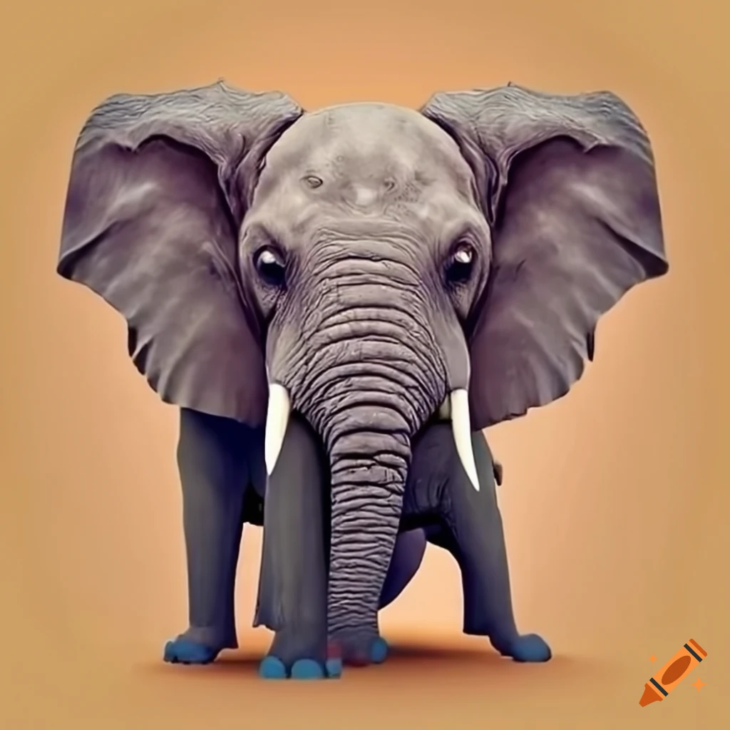 Elephant on Craiyon