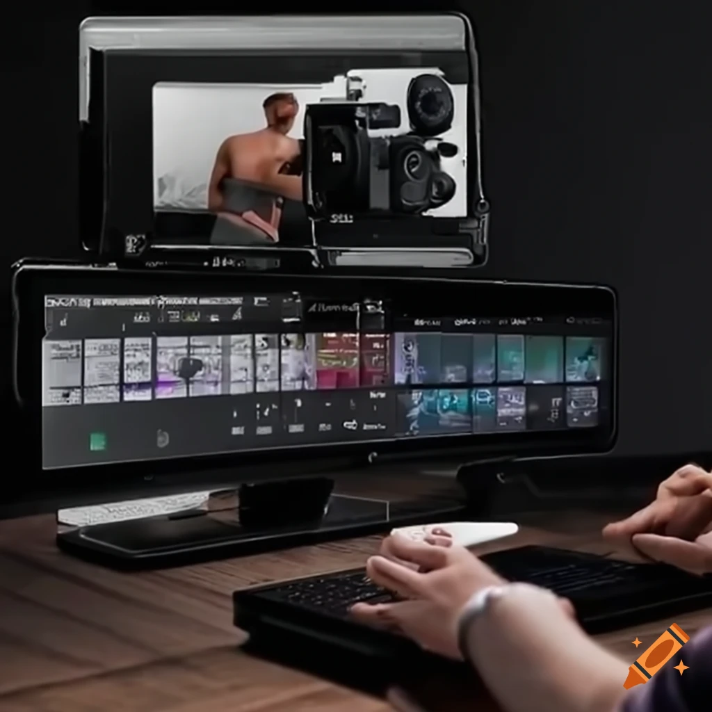 Stylish wireless camera and editing dashboard for professional video ...