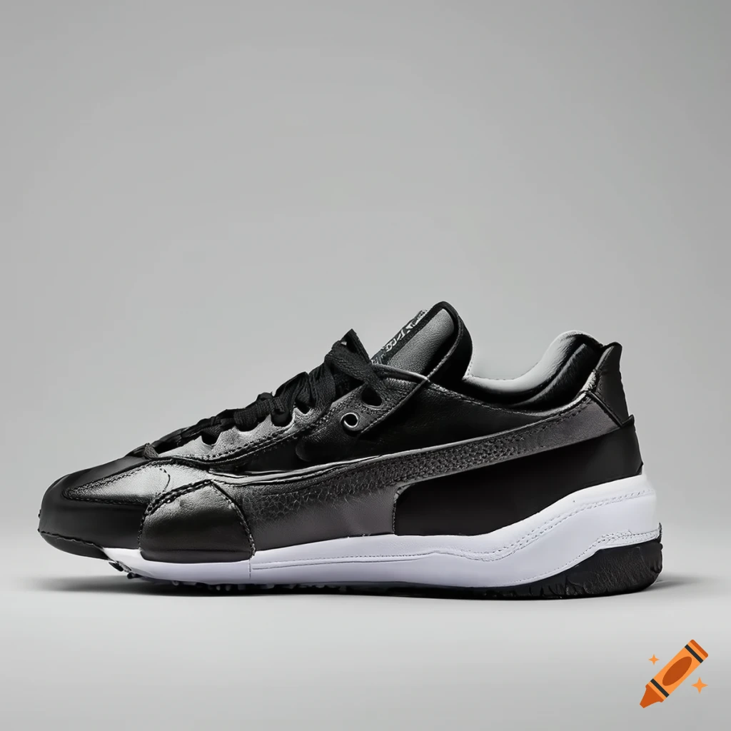 Puma cuir sneakers modern mid model on Craiyon