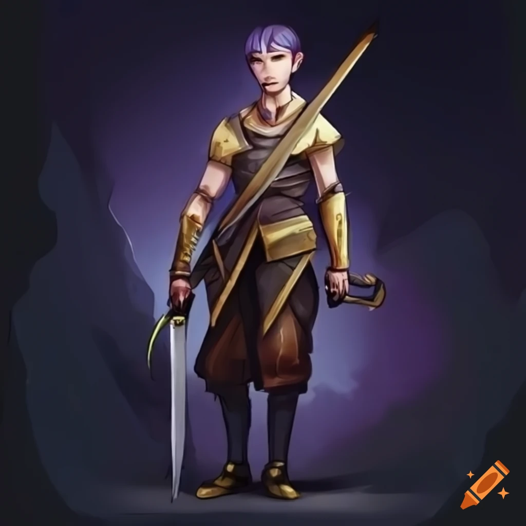 Sigma boy with a sword on Craiyon