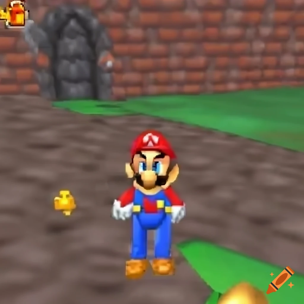 Super mario 64 ds on Craiyon