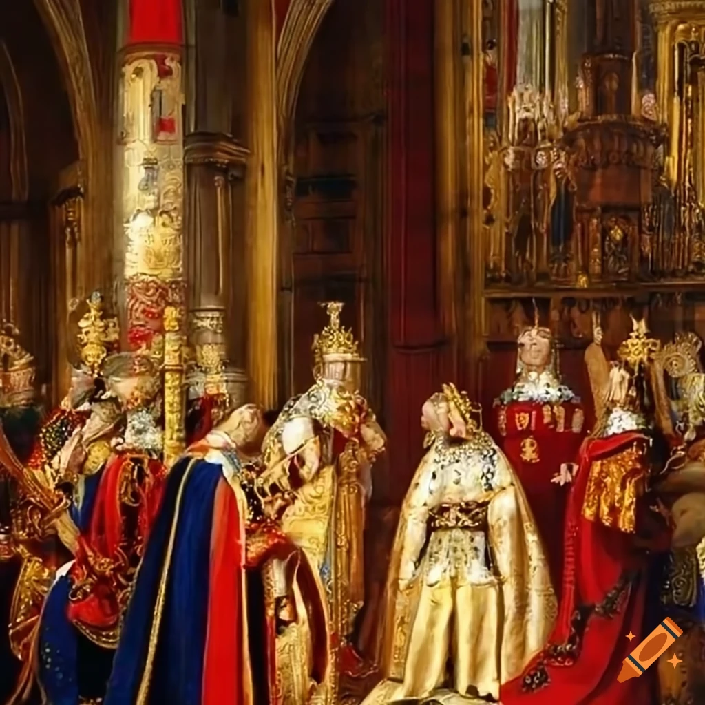 Coronation of king william the fifth of england on Craiyon