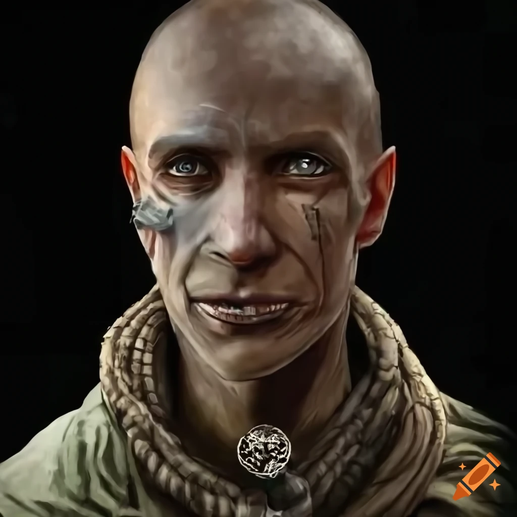 Post apocalyptic cartographer character on Craiyon