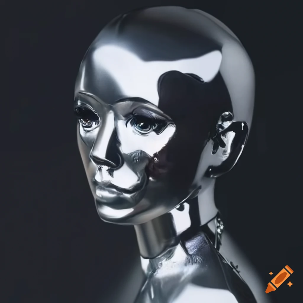 Chrome doll on Craiyon
