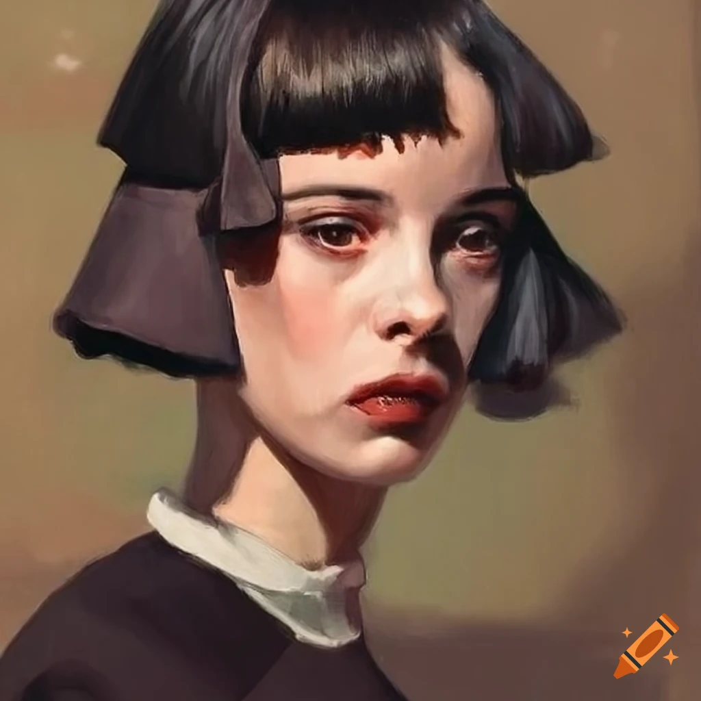 Painting of mathilda by balthus on Craiyon