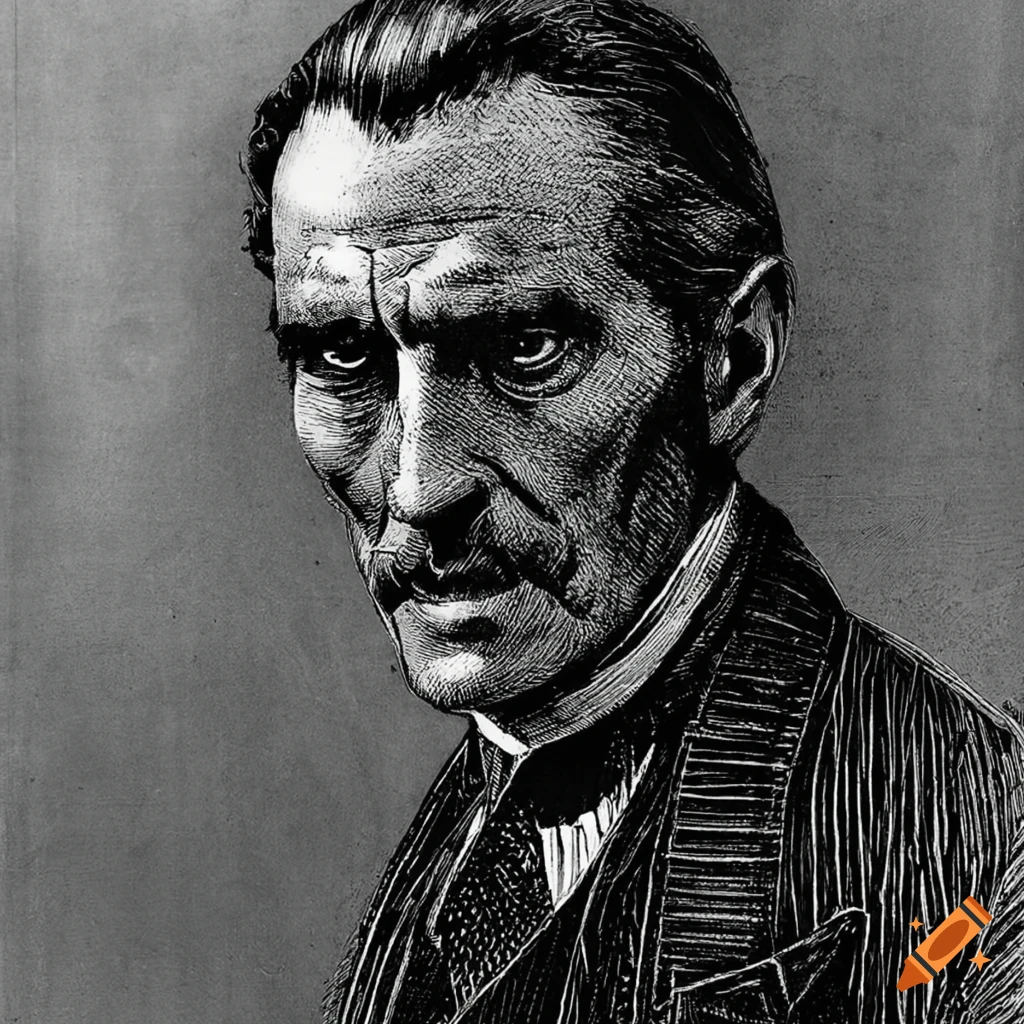 Vintage wood engraving of a man wearing a plaid suit on Craiyon