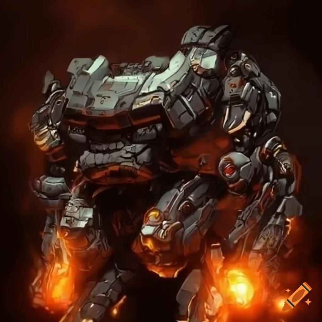 Hybrid mech - why on Craiyon