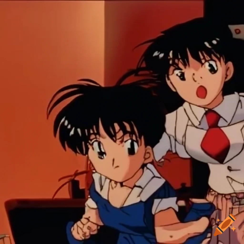 Intense 1990s anime ova: retro city on Craiyon