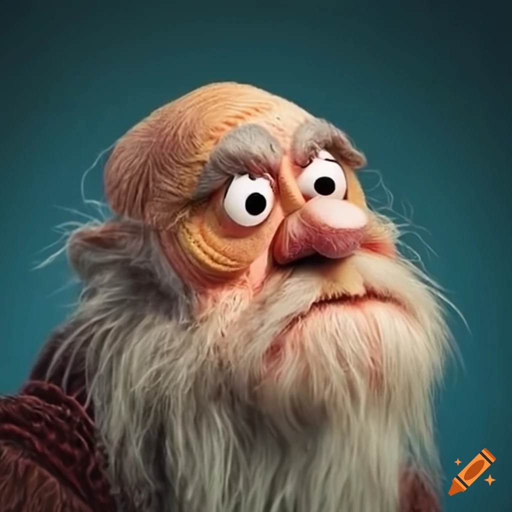 Muppet style grumpy old men on Craiyon