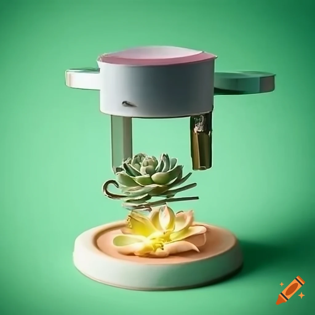 Automatic cutting machine for succulent plants on Craiyon