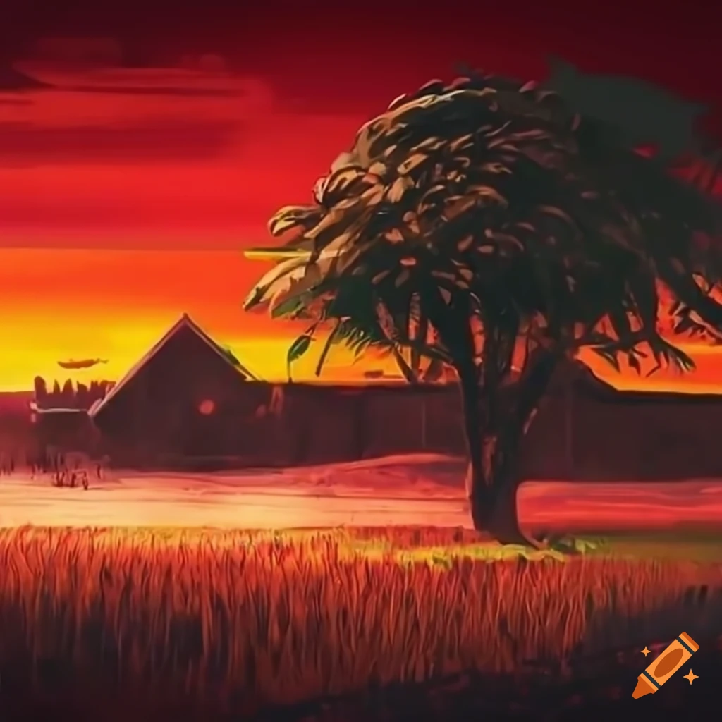 Youtube banner for agriculture themed youtube channel art on Craiyon