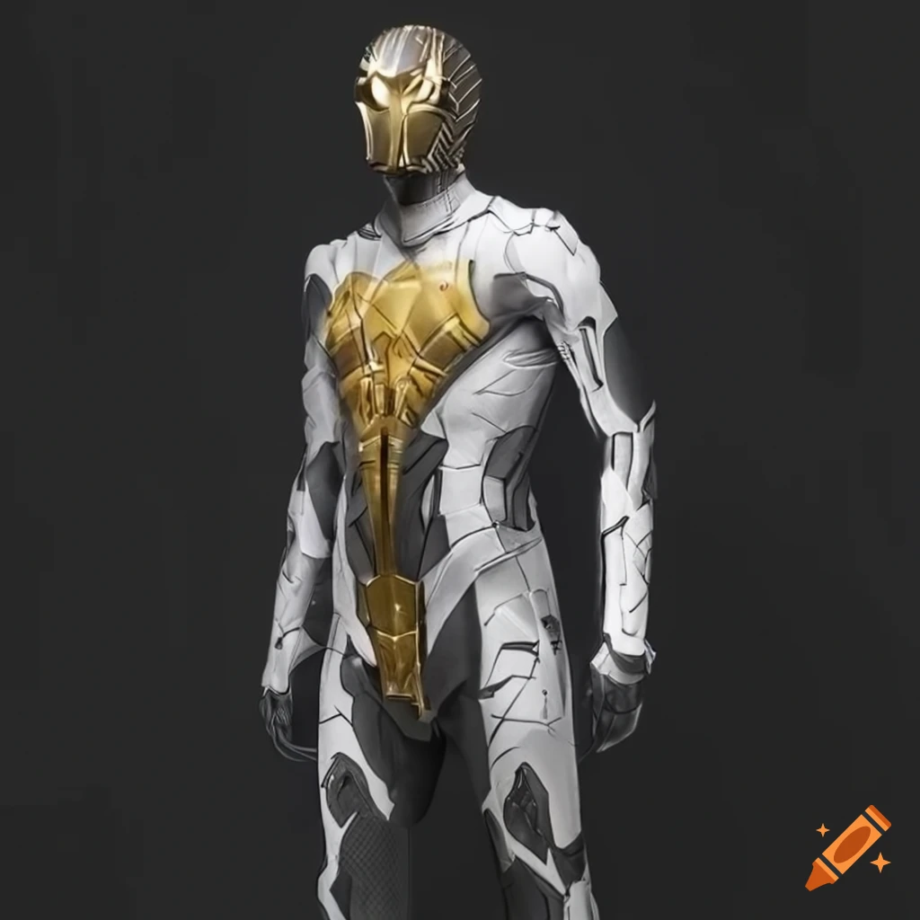 Full body superhero suit with technology and cyberpunk inspiration in ...