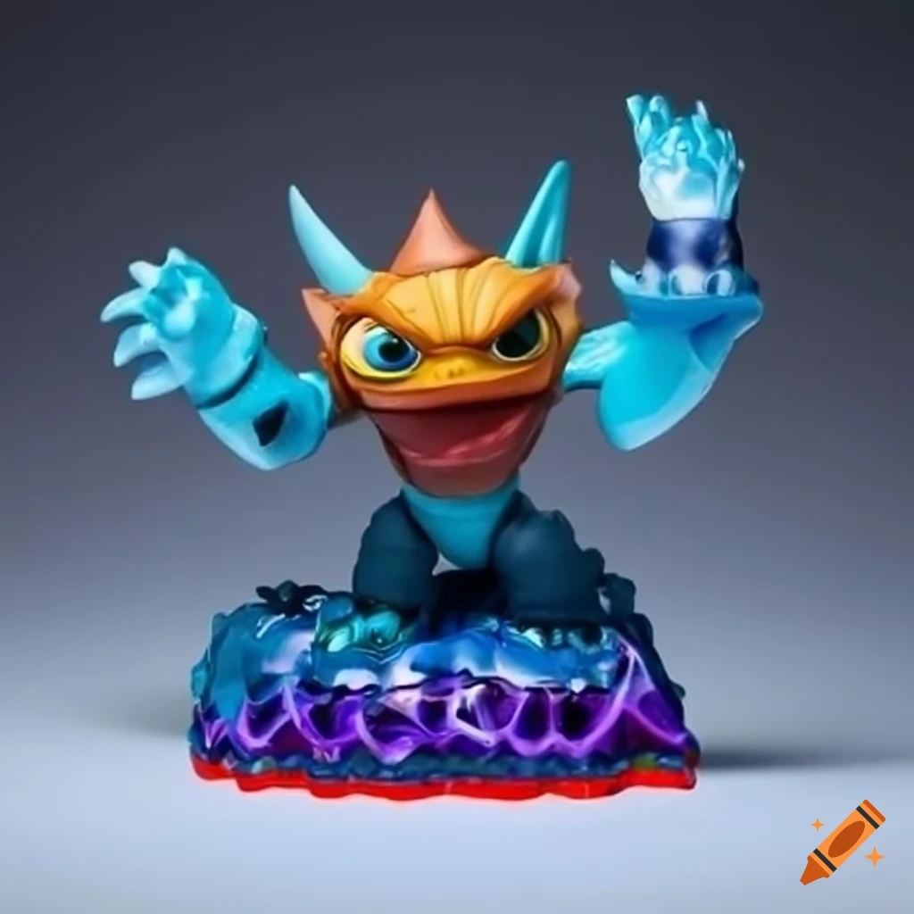 Collection of unique video game figurines including skylanders 7 for ...