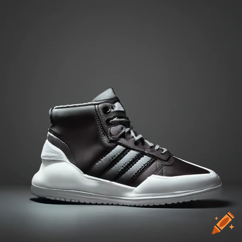 Adidas mid leather mode shoe design on Craiyon