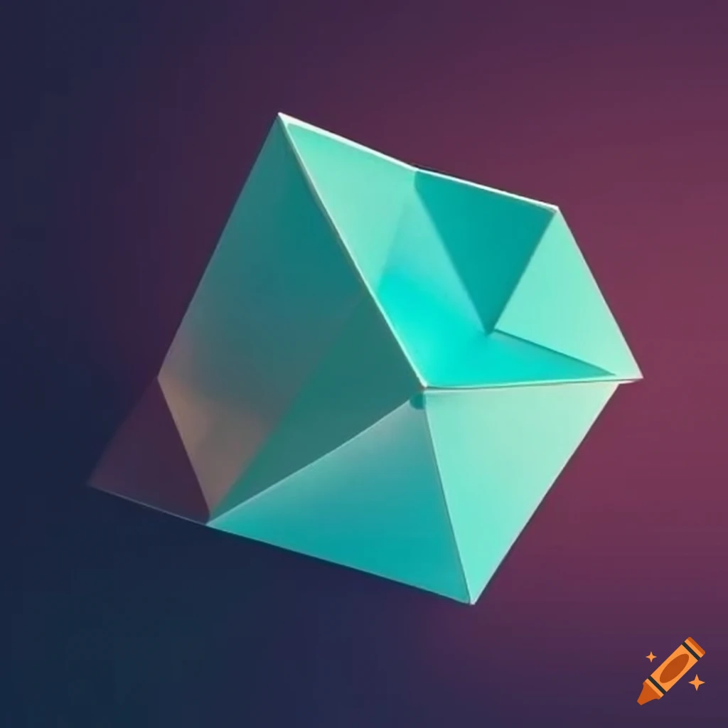 Geometric shapes - triangle and square on Craiyon