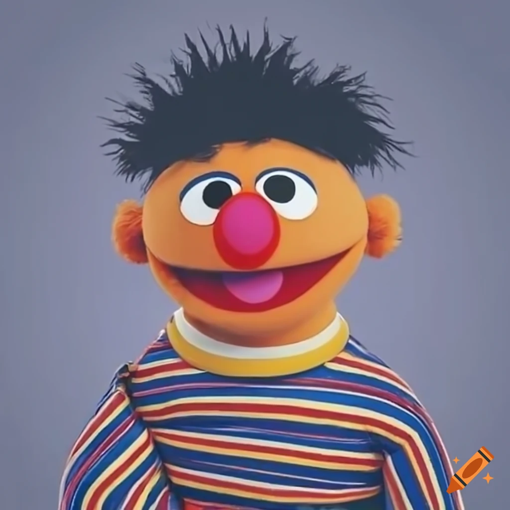 Ernie from sesame street on Craiyon