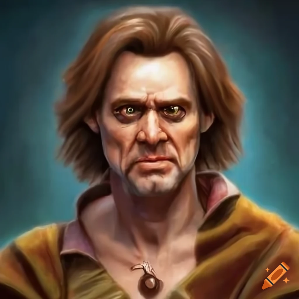 Jim Carrey depicted as characters for a medieval fantasy RPG in ...