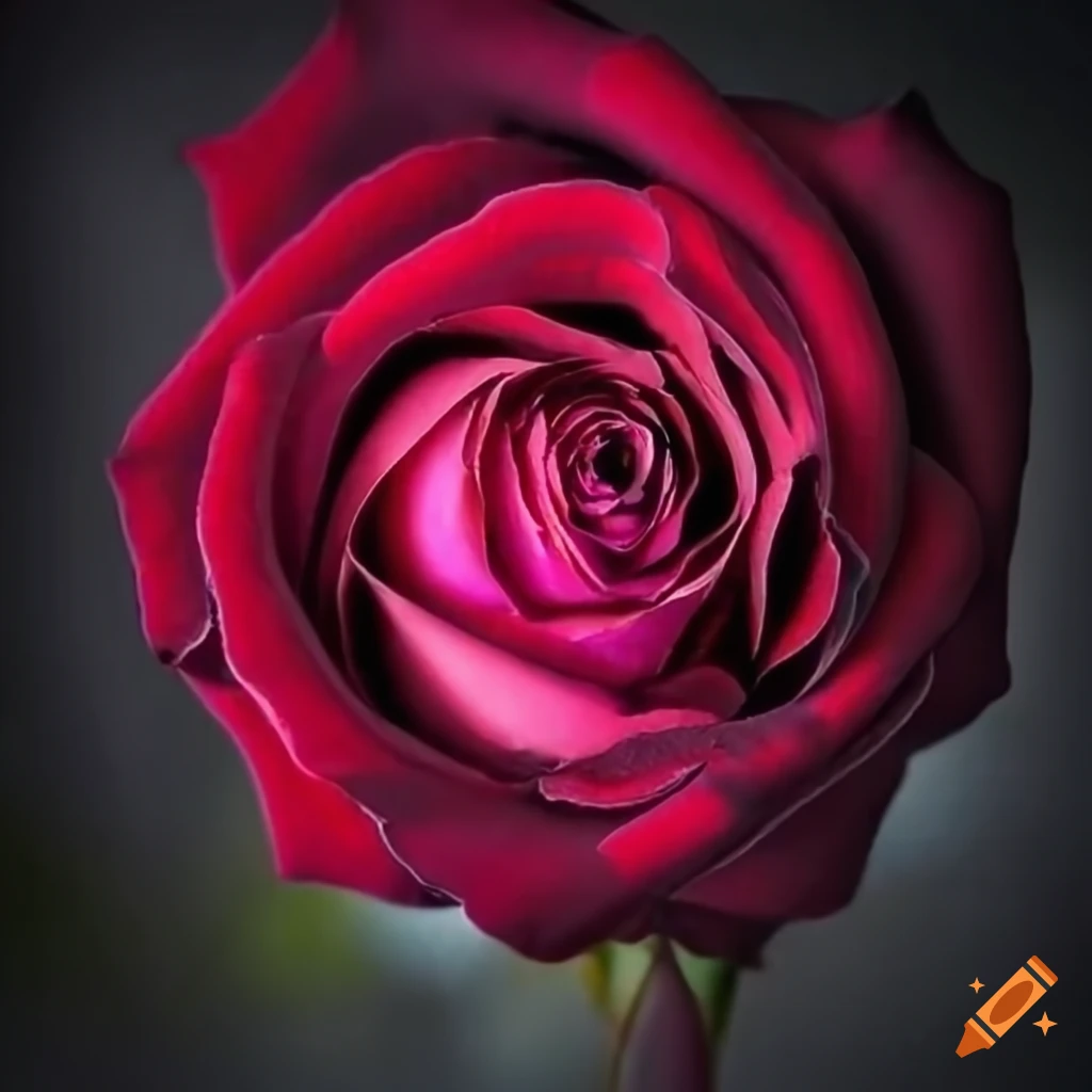 Rose illuminating the eyes on Craiyon