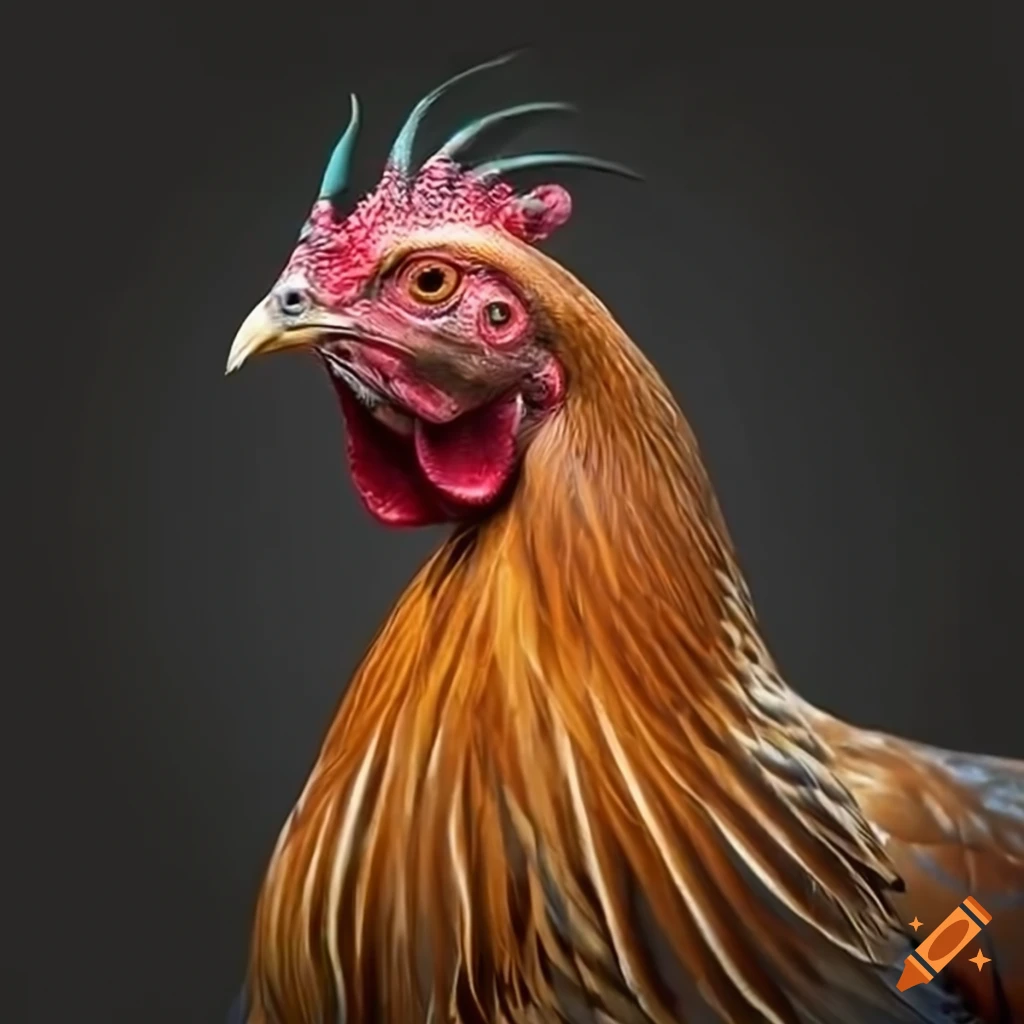 Helldiver chicken species on Craiyon