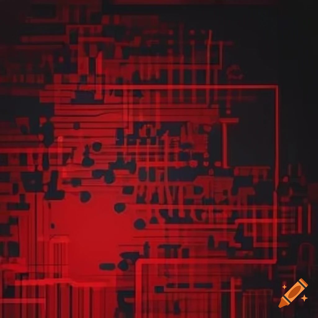 Logistic regression algorithm in red on a white background on Craiyon