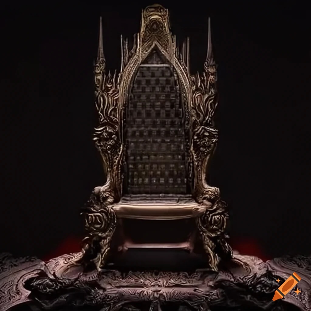 Artificial Intelligence on a throne on Craiyon