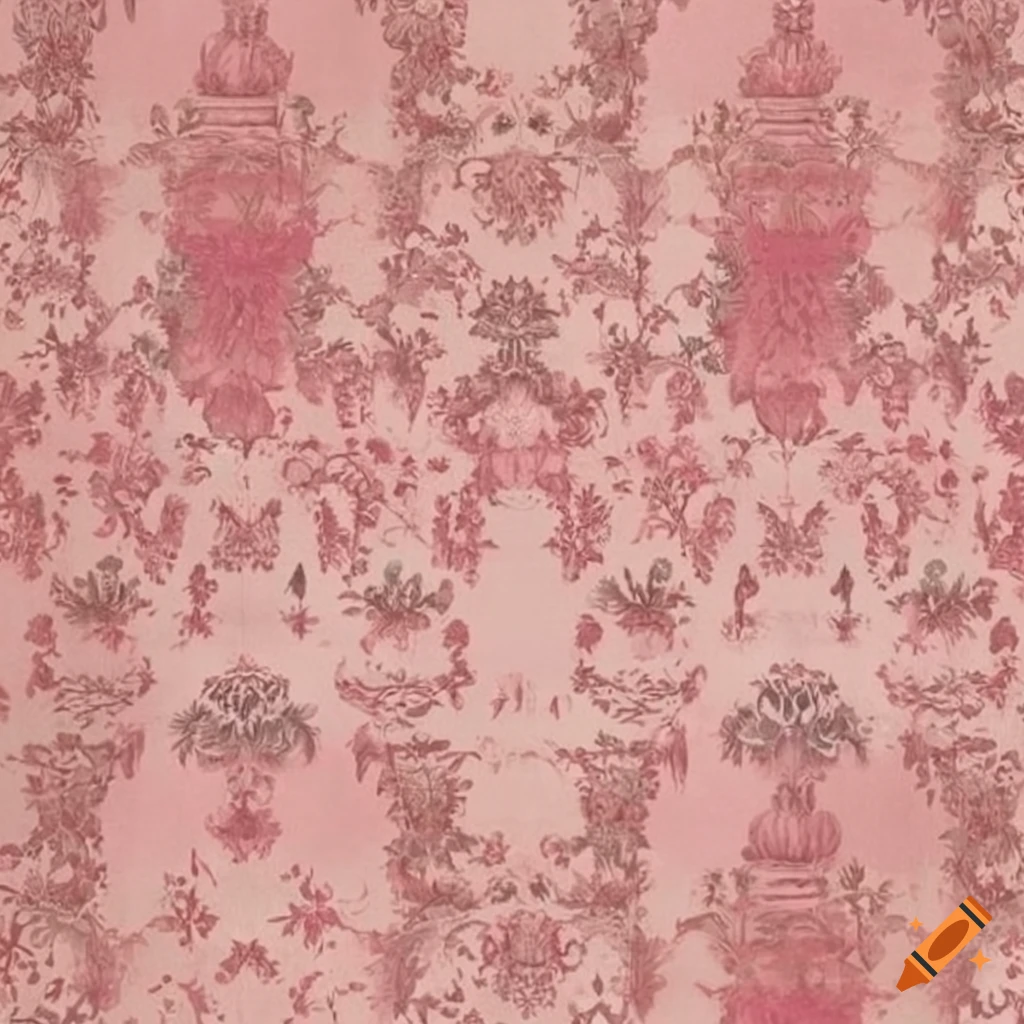 Vintage pink wallpaper background on Craiyon