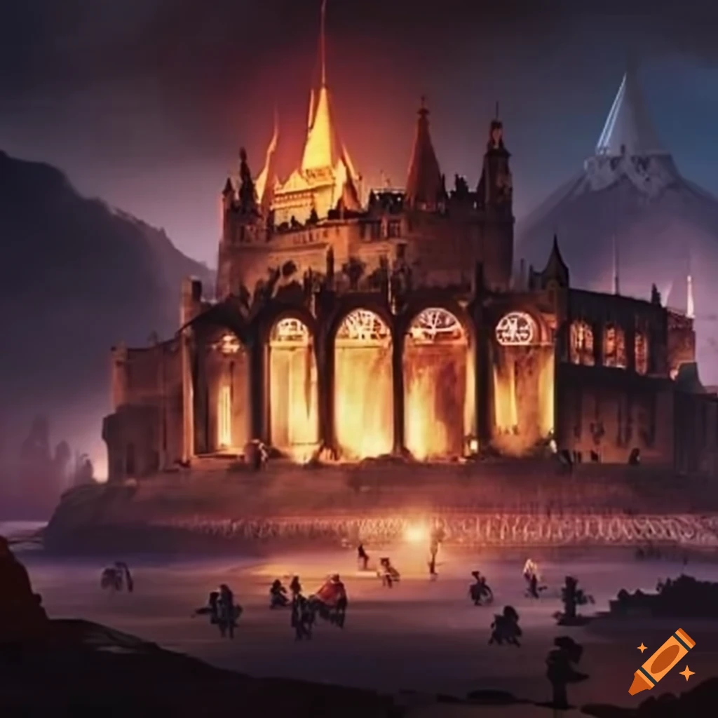 Renaissance castle arena with an olympic theme on Craiyon