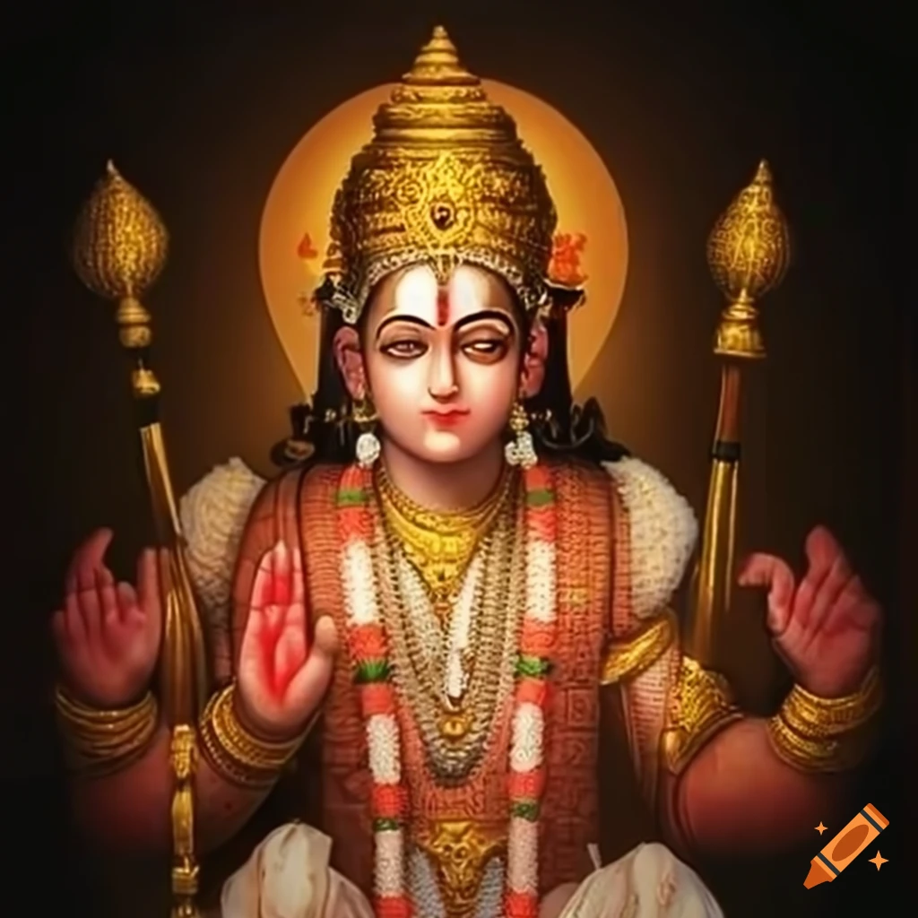 Depiction of a god on Craiyon