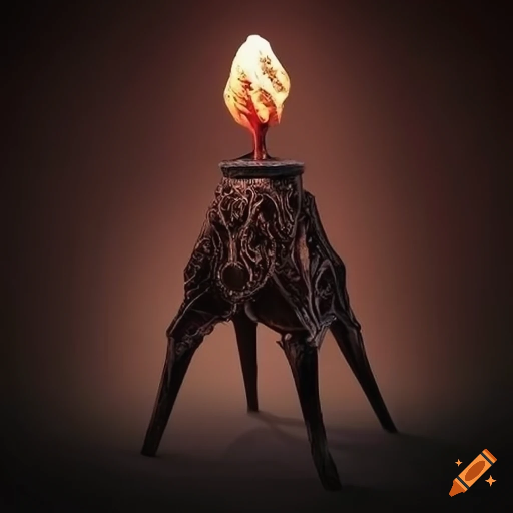 Sinister looking table on Craiyon