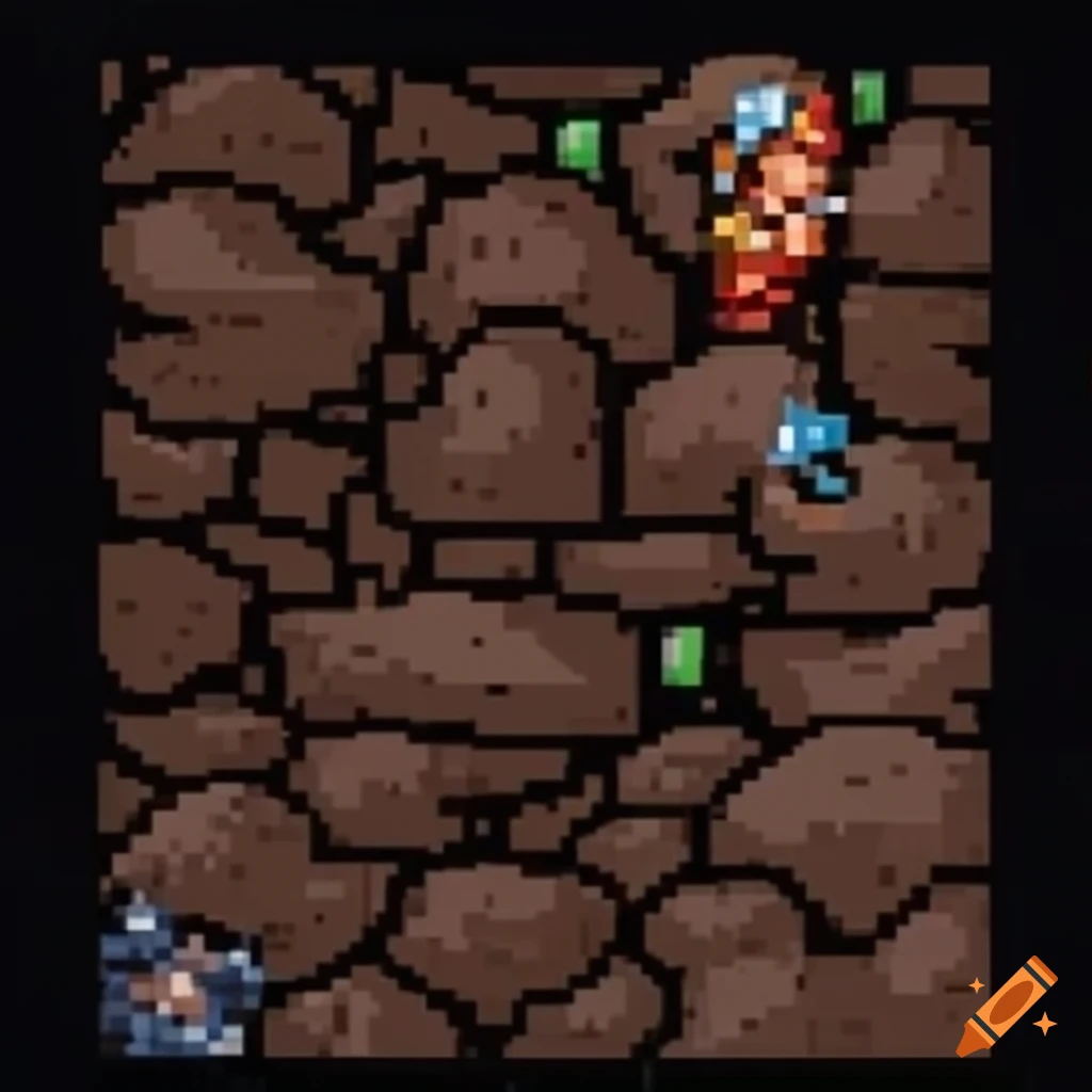 Space rock sprite on Craiyon