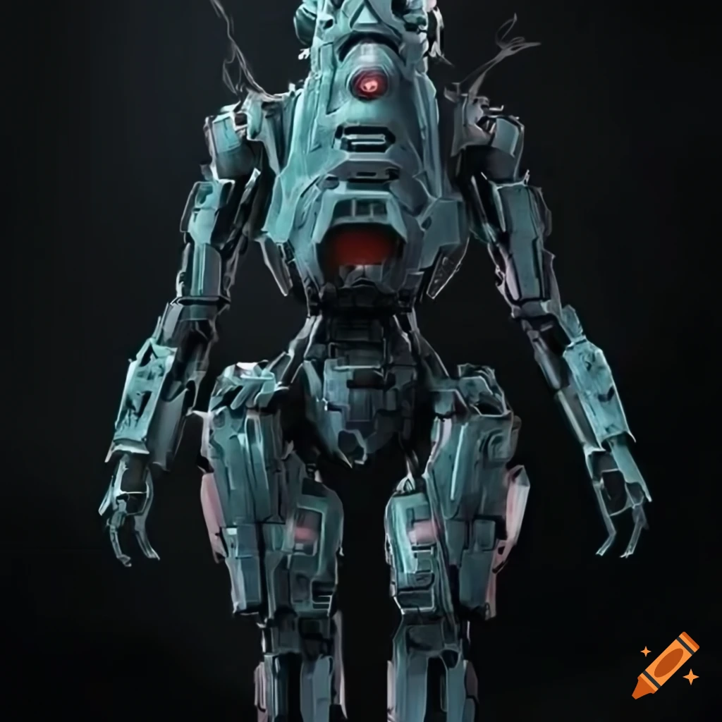 Polymorphism hybrid mech high definition cinema poster on Craiyon