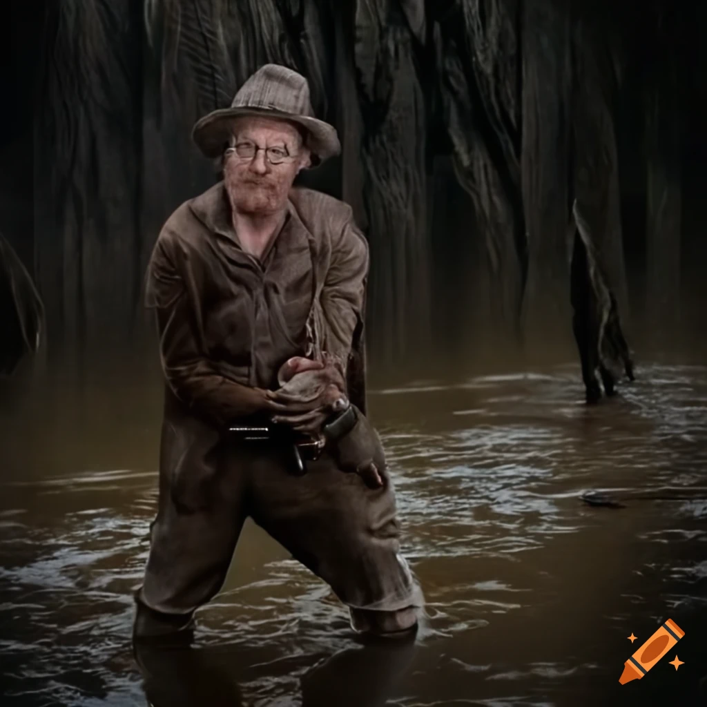 Movie poster for comedy movie "Bog Dad" with downtrodden man in a bog ...