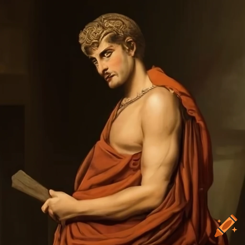 Alcibiades of Athens standing alone on Craiyon