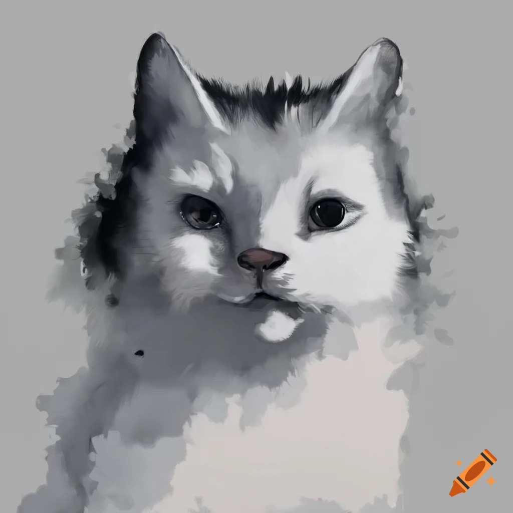 Adorable furry baby animal on Craiyon