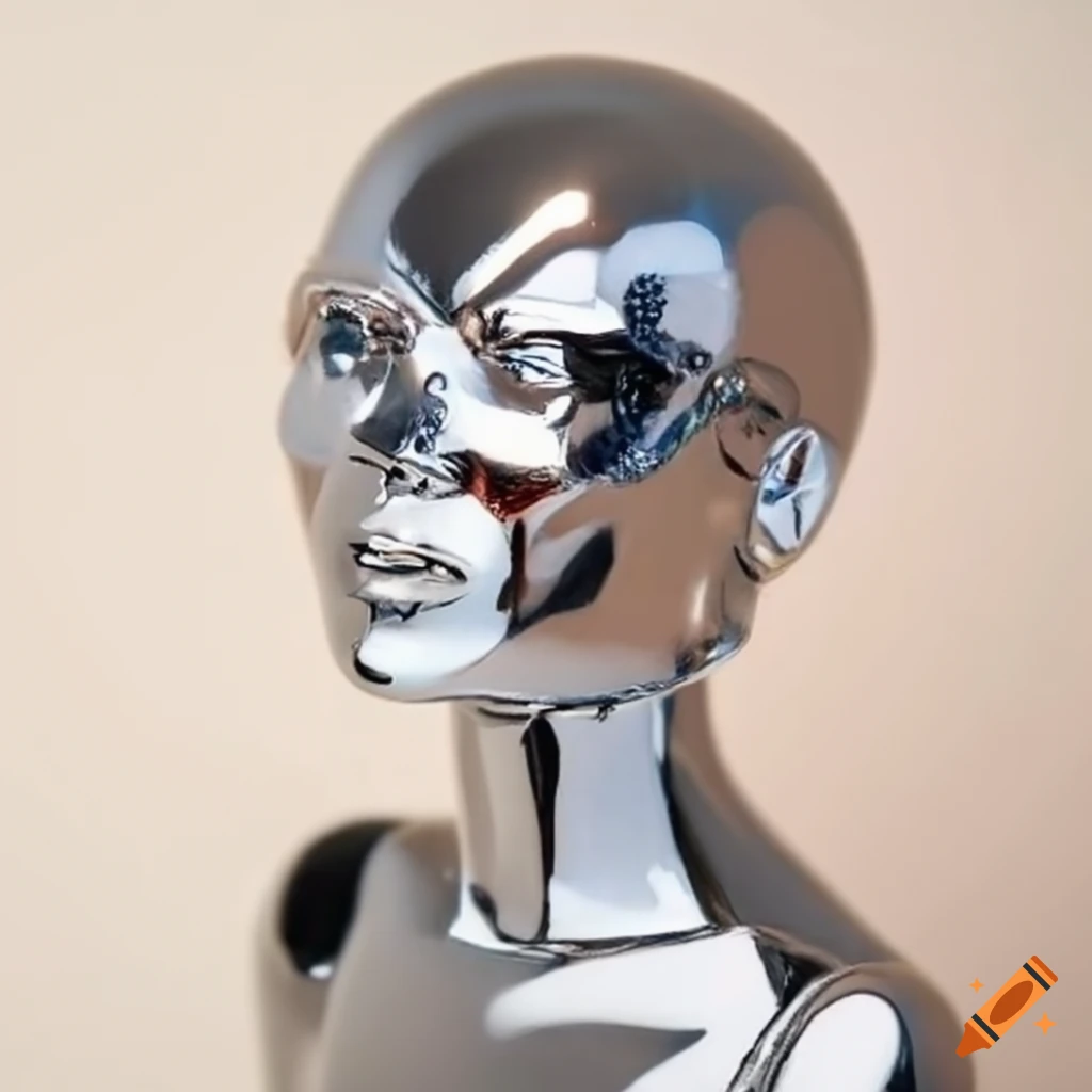 Chrome doll on Craiyon