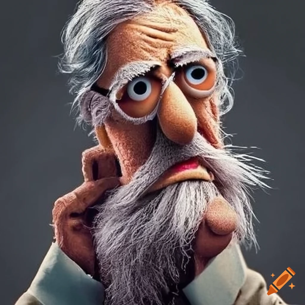 Muppet style rendition of no country for old men on Craiyon