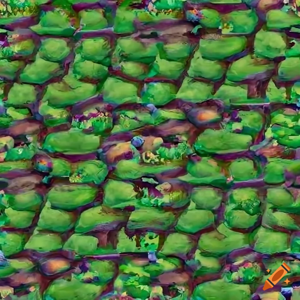 Seamlessly tile-able grassy fields, lawns, and paths with a fantasy rpg ...