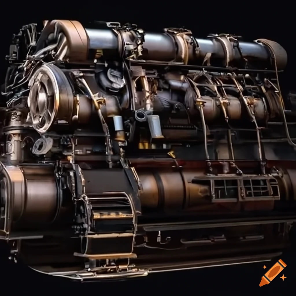 Train engine on Craiyon