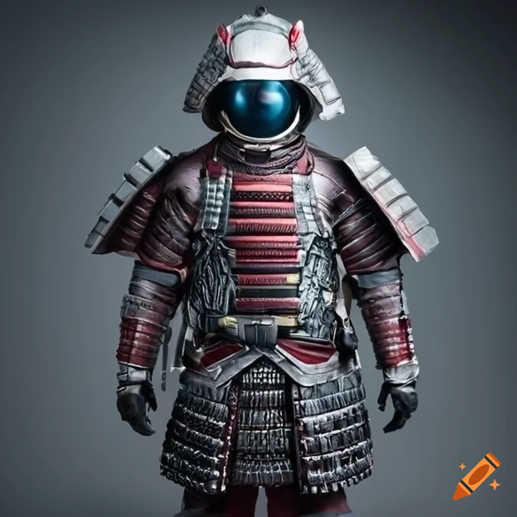 Hyperrealistic scifi samurai space suit on Craiyon