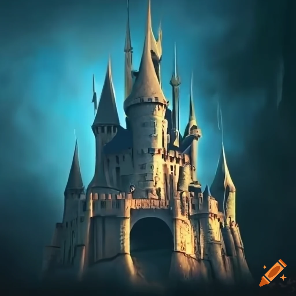 Wizard castle on Craiyon