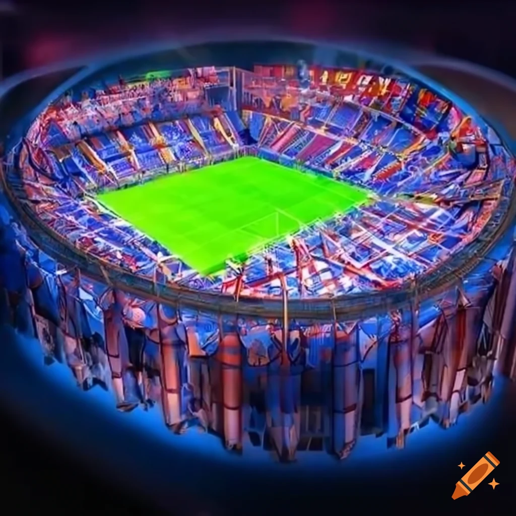 Unique And Intricate Soccer Stadium Design With Colorful Pieces On Craiyon unique-and-intricate-soccer-stadium-design-with-colorful-pieces-on-craiyon